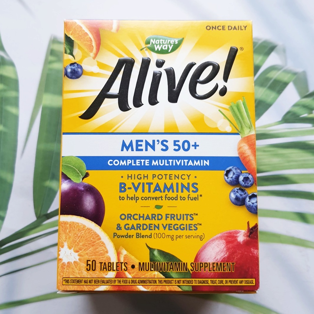 (Nature's Way®) Alive! Men's 50+ Complete Multivitamin 50 Tablets ...