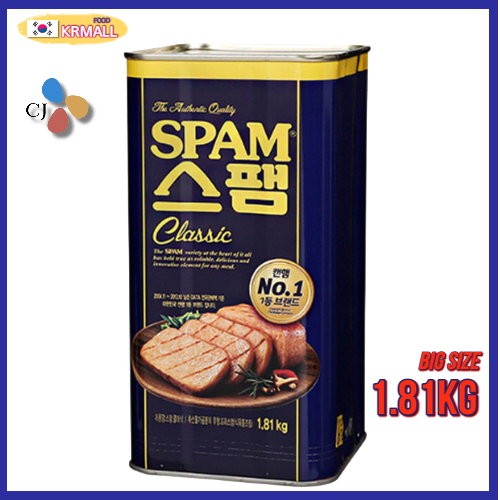 [Korean Origin] CJ Spam Classic 1.81kg [Bulk Size] CJ 스팸 클래식 1.81kg 대용량 ...