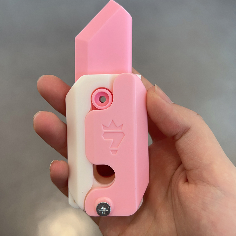 🔥Hutyet👍 3D Carrot Knife Luminous Gravity Knife Decompression Toy ...