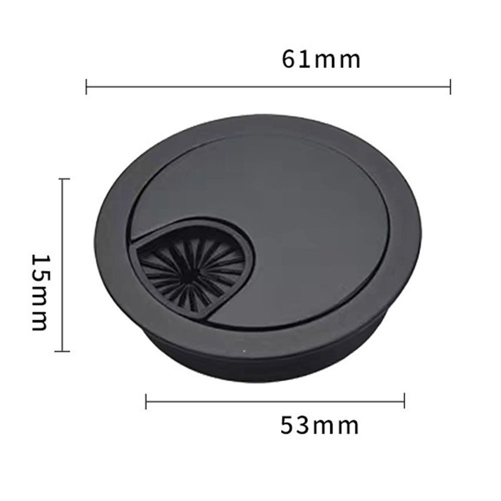 50/53/60mm Pc Computer Desk Metal Grommet Table Cable Tidy Wire Hole ...