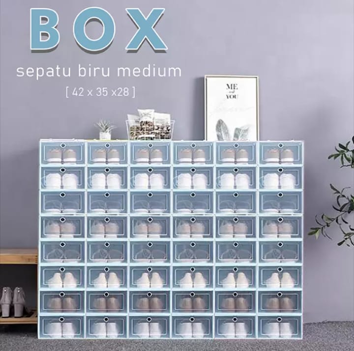 ( PAKET 6 PCS )Bayar Di Tempat - Kotak Sepatu Serbaguna / Kotak Sepatu ...
