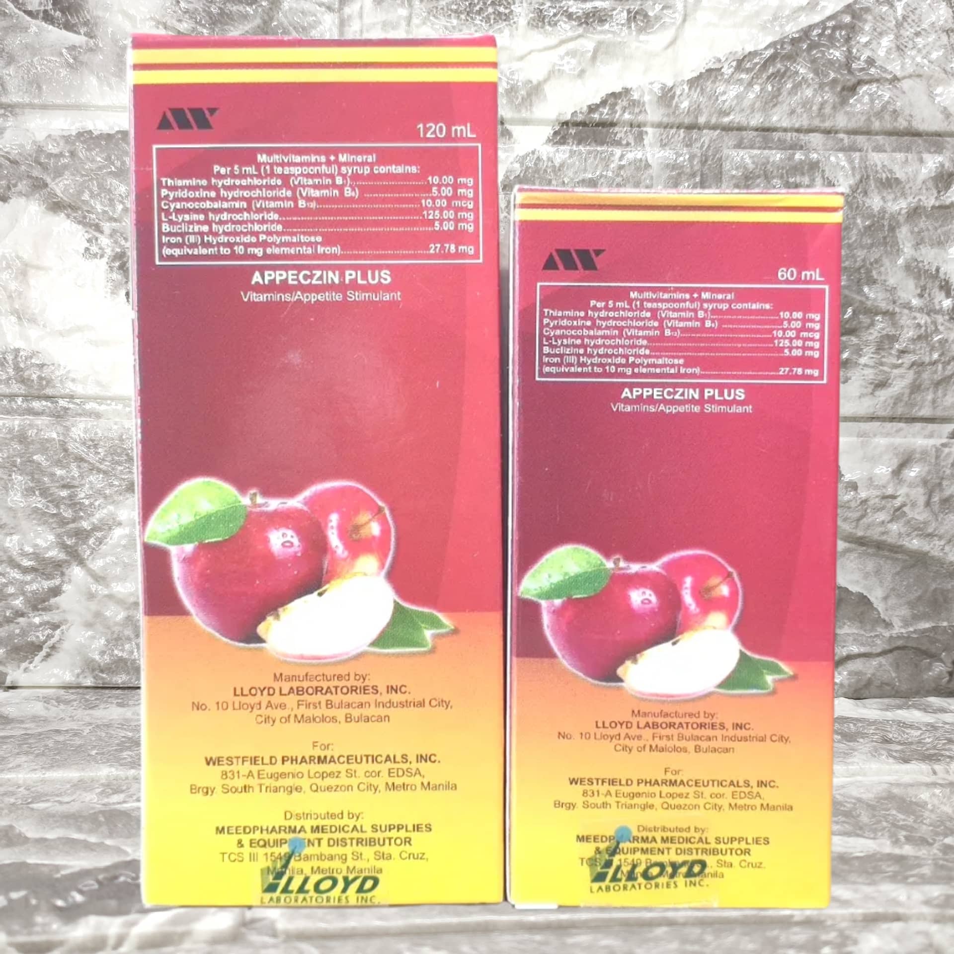 APPECZIN PLUS (Vitamins / Appetite Stimulant) 60mL / 120mL Syrup ...