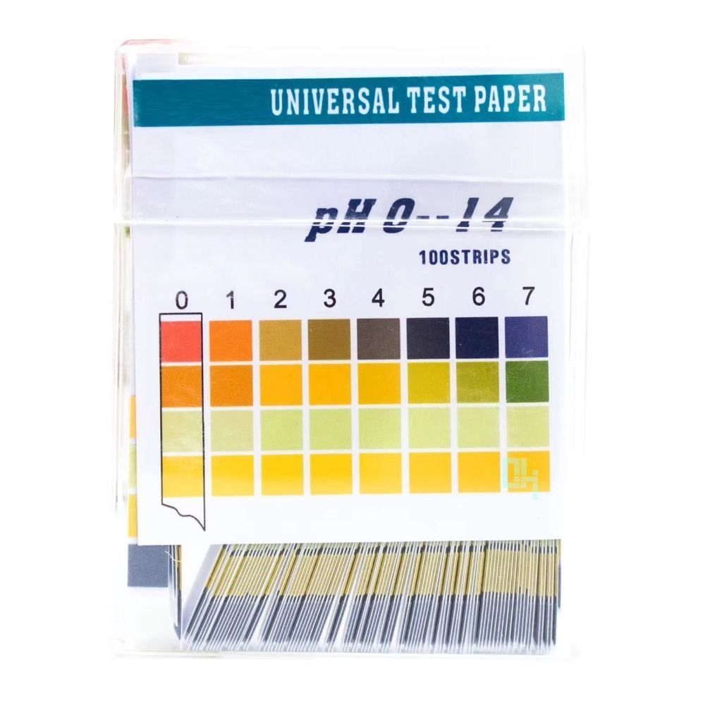 100 Strips Easy To Cary PH Value 0-14 PH Test Paper Litmus Testing Kit ...