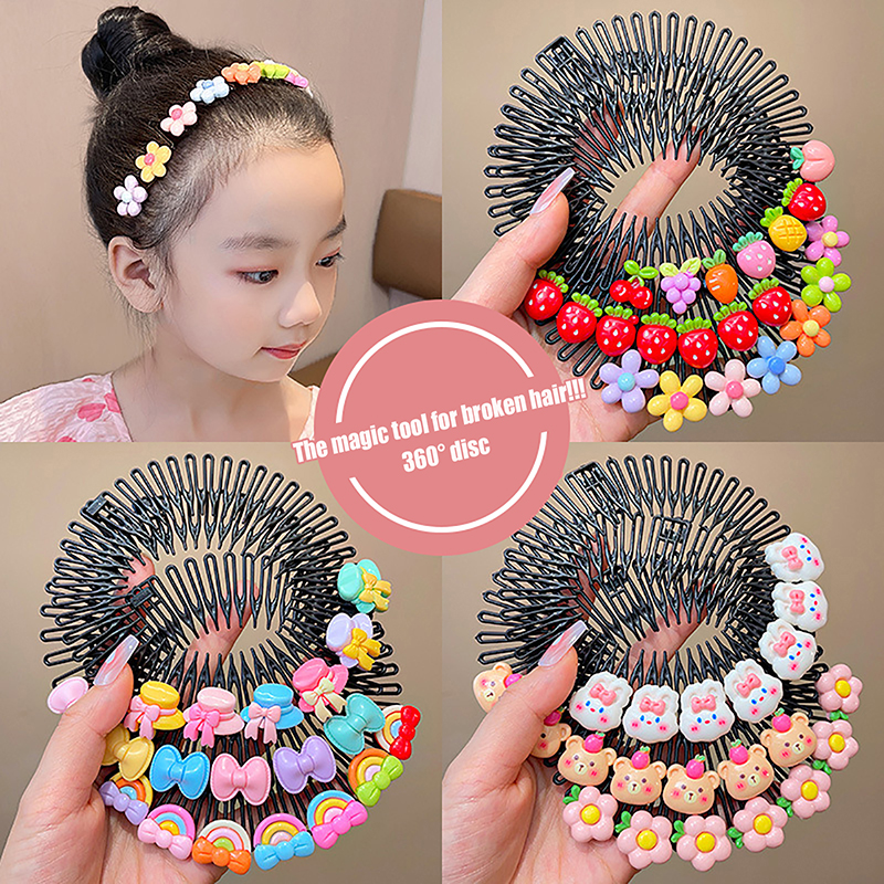 Broken Bangs Hair Artifact Invisible Hairpin Back Head Headband ...