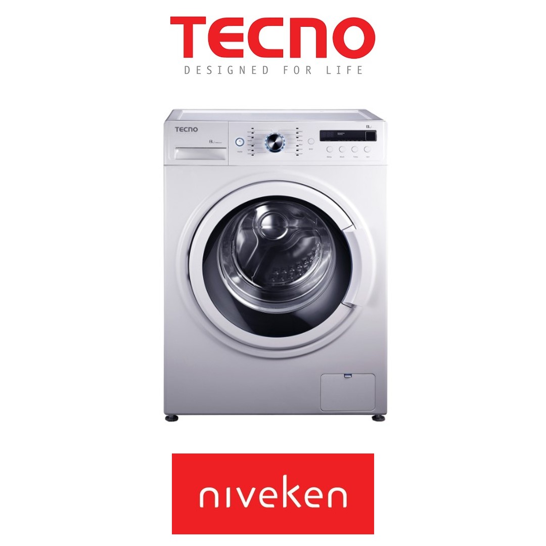 Tecno TFL8012 / TFL 8012 (8.0kg) Front Loading Washer 1200rpm | Lazada ...
