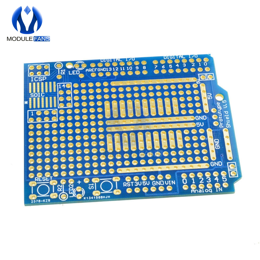 【41702198】Prototype PCB Board For Arduino UNO R3 Shield Board FR-4 ...