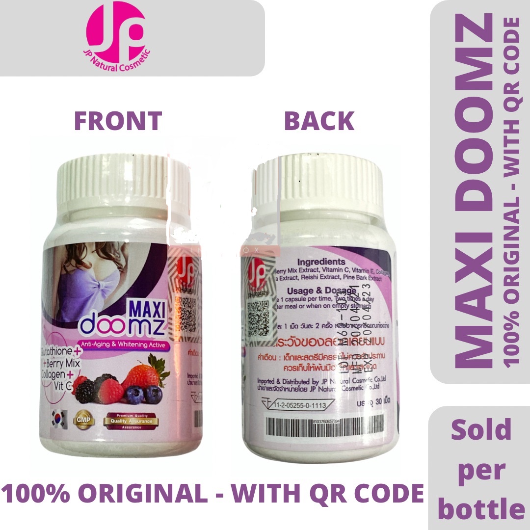 WITH QR CODE (Thailand) Original100% Authentic Maxi doomz/ Maxi Doomz ...