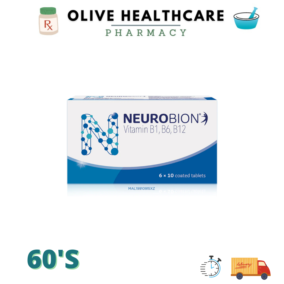 NEUROBION Vitamin B1, B6 & B12 Tablet 6 x 10's | Lazada