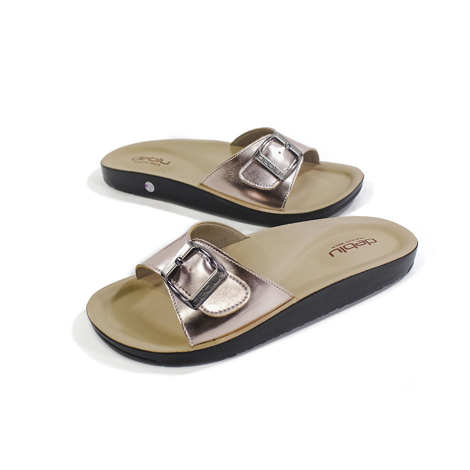 รองเท้าแตะเพื่อสุขภาพ DEBLU รุ่น L4706 รองเท้าแบบมีสาย1สาย ปรับสายได้ รองเท้าแตะสวมผู้หญิง ...