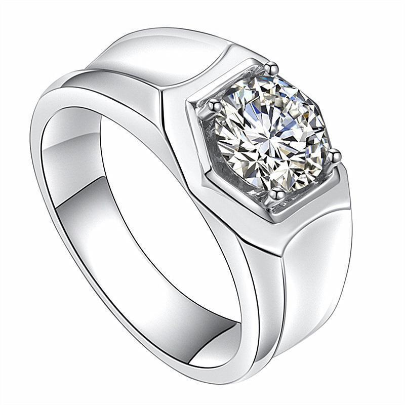 Men's Gods and Graceful Ring 2 karat Men's Diamond Ring Handsome ...