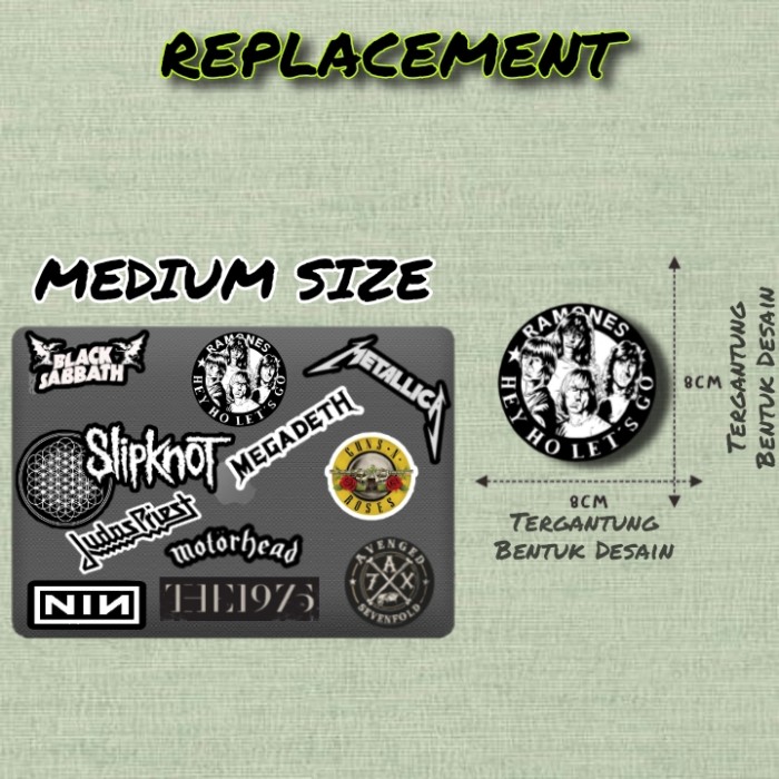 STIKER BAND STIKER CASE HANDPHONE STIKER AESTHETIC LAPTOP TUMBLR STIKER ...