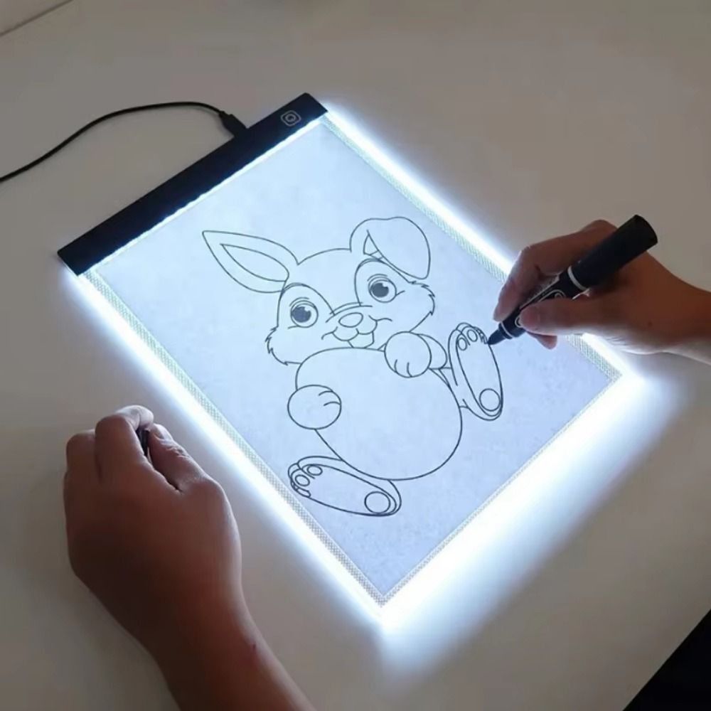 Table Animation 3 Level Dimmable LED Copy Board Light Tracing Box ...