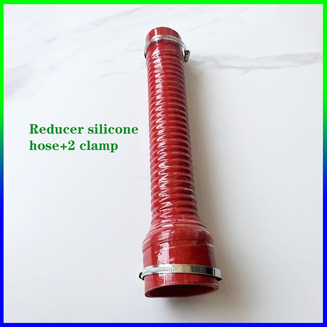 1 Red Universal Variable Diameter Reducer Silicone Flexible Hose ...