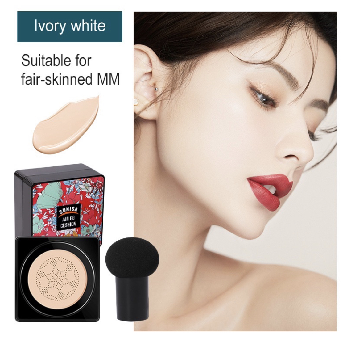 Original SUNISA Foundation Water Proof Original Set SUNISAa Air Cushion ...