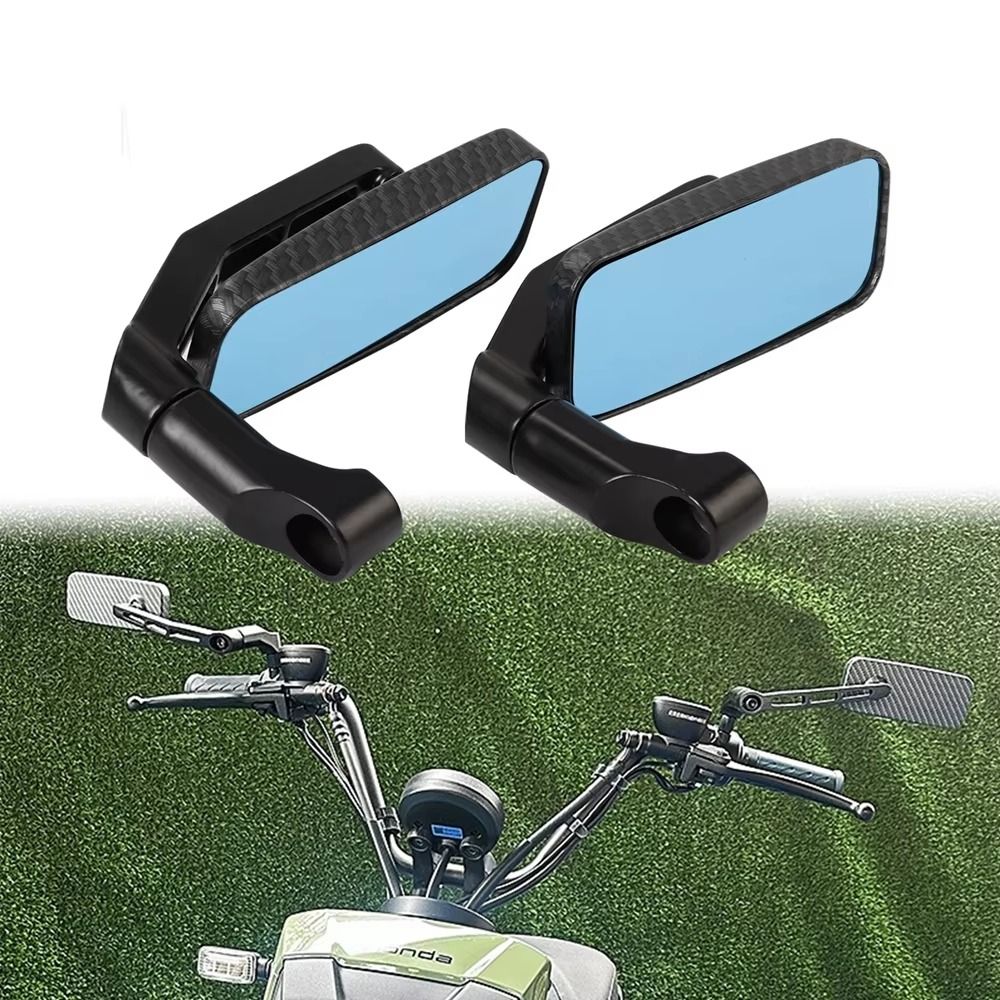 Wear-resistant Anti-Glare Motorcycle Side Mirror Blue Glass Easy To ...