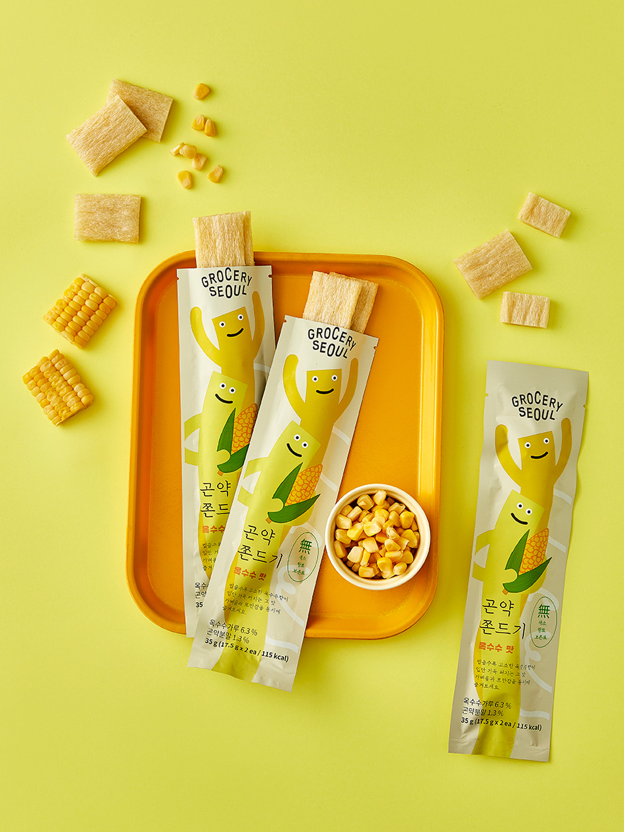 [Grocery Seoul] Konjac Jjondeugi (Korean Chewy Snack) / Corn & Churros ...