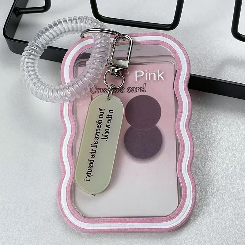 INS Soft Shell Woven Rope Hanging Decoration Student Card Cover Canteen ...