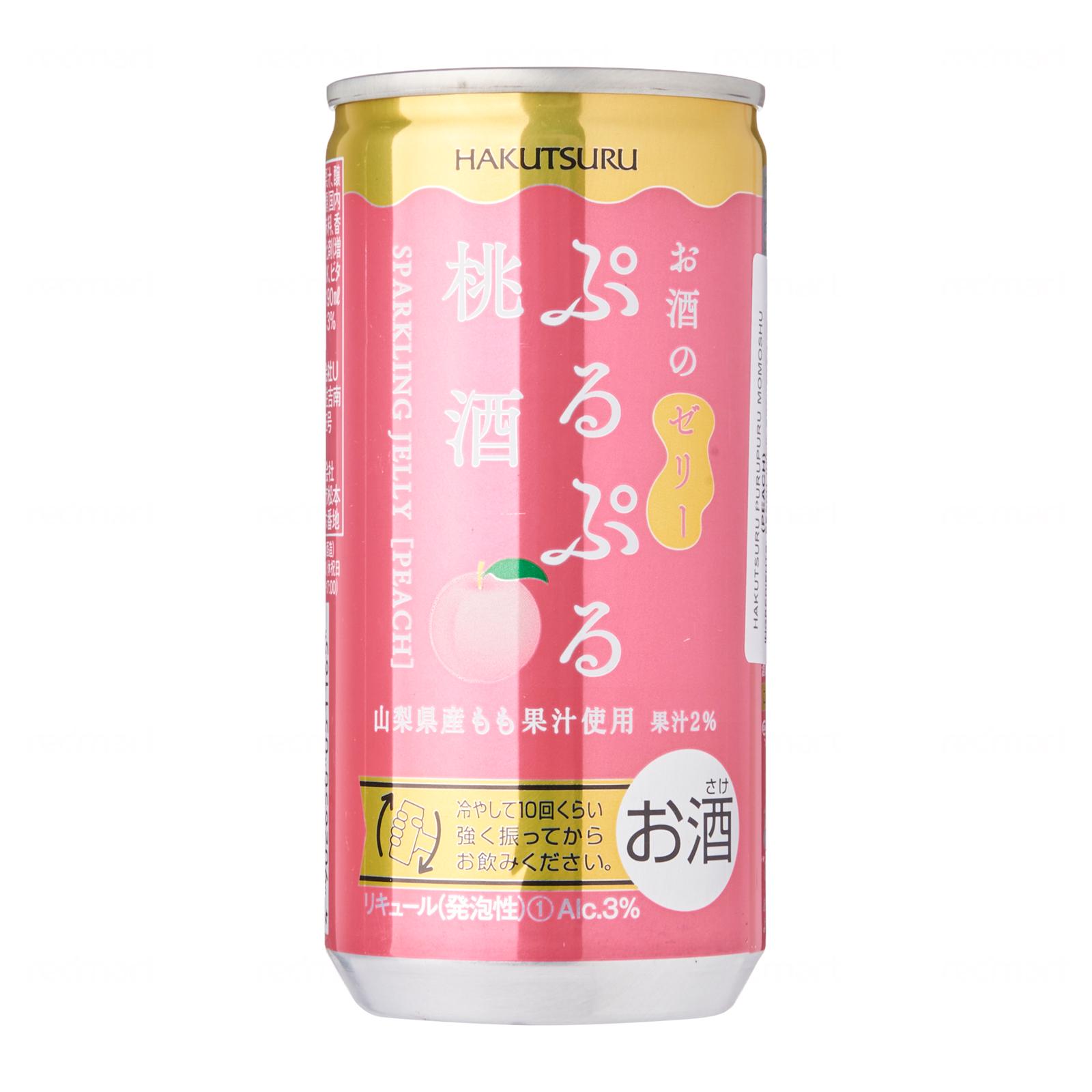 Hakutsuru Puru Puru Sparkling Peach Jelly Sake (Laz Mama Shop) | Lazada ...