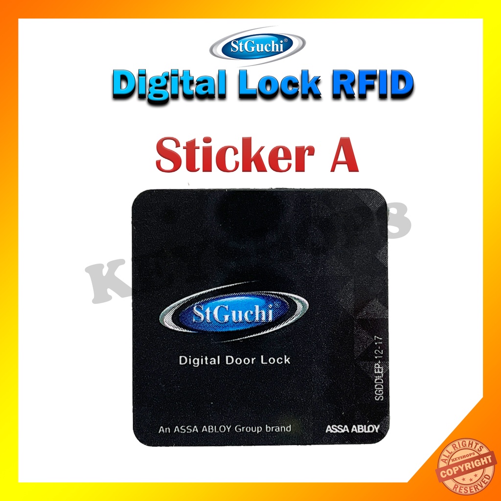 St Guchi Digital Lock RFID Card RFID Sticker RFID Key Tag (RFID card ...