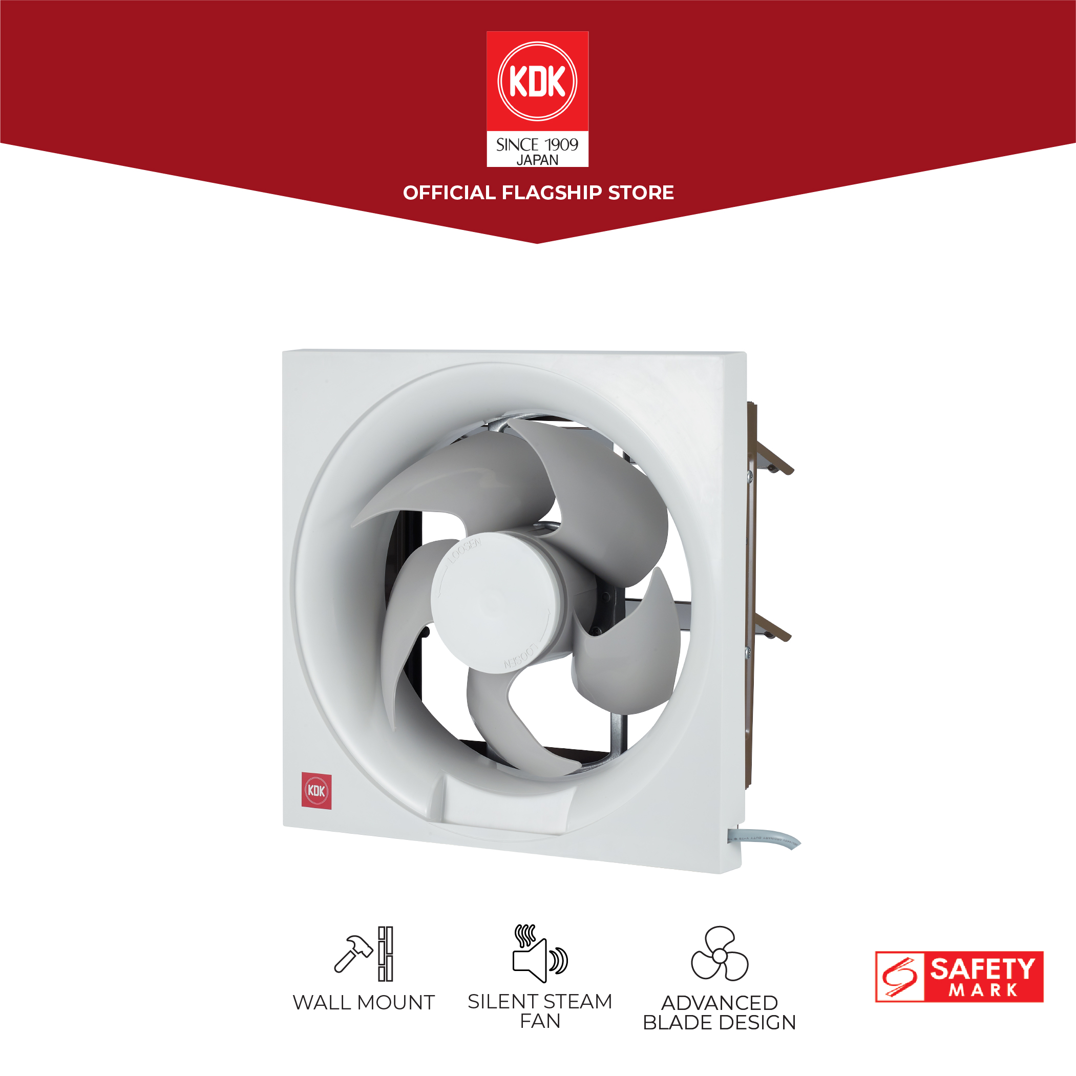 KDK 30AUA Wall Mount Ventilating Fan | Lazada Singapore