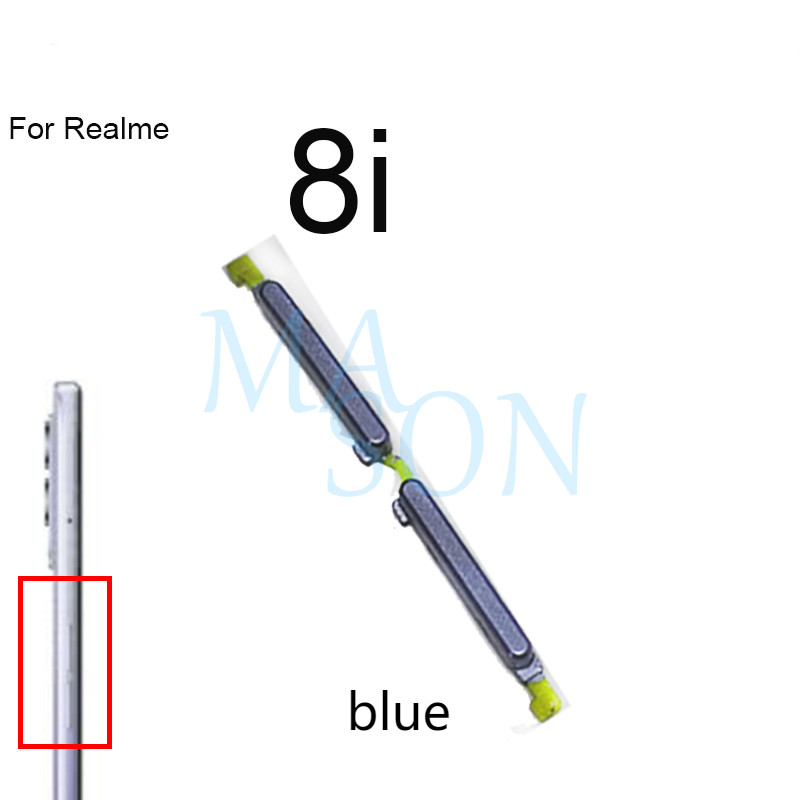 Manila spot For OPPO Realme 8i Side Power Button ON OFF Volume Up Down ...
