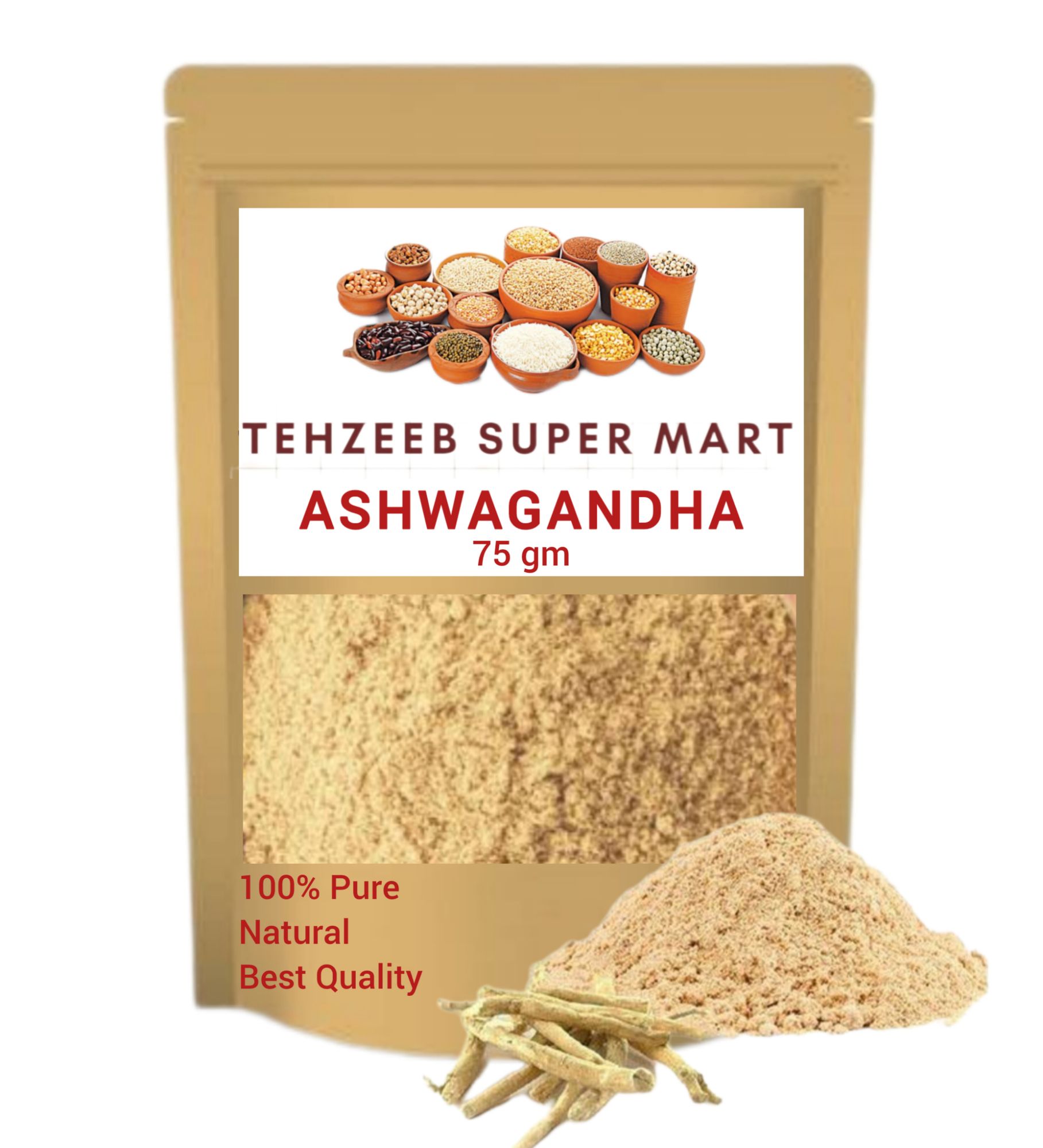 Asgandh Powder | Asgand Nagori | Organic | 75 gm | Daraz.pk