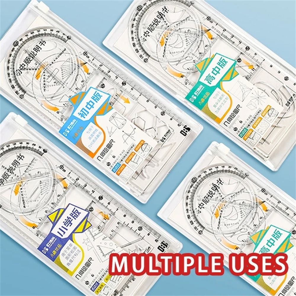 Ruler Straight Multifunctional Geometric Ruler Drawing Rulers ...