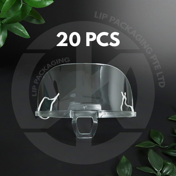 Spit Guard / Mouth Shield / Food Hygiene Mask / Transparent Mask ...