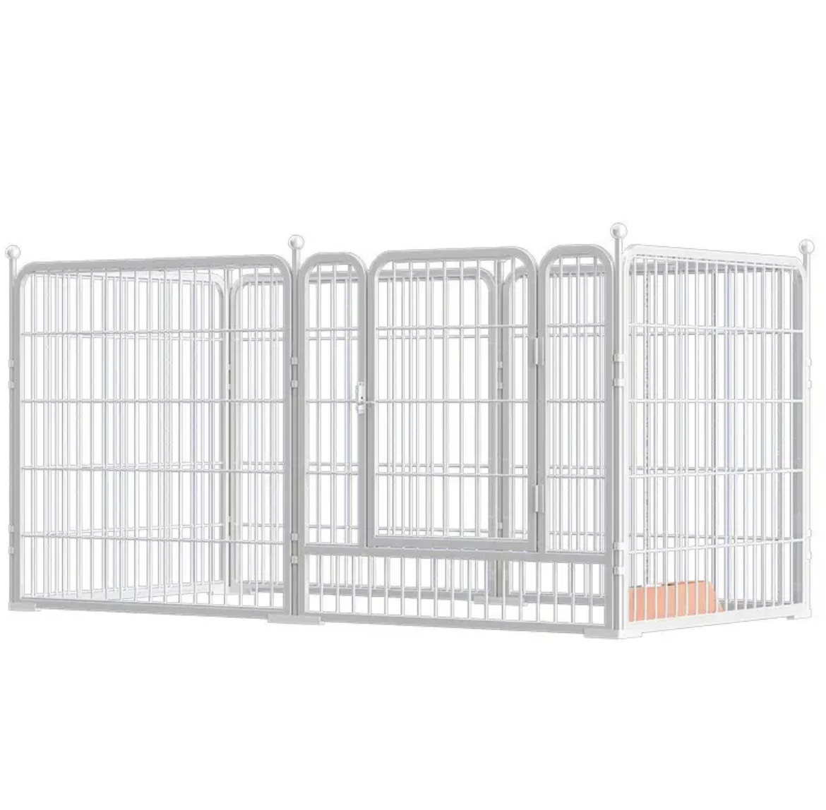 Dog Fence Heavy Duty Dog Cage Adjustable Sturdy Bite-Resistant Anti ...