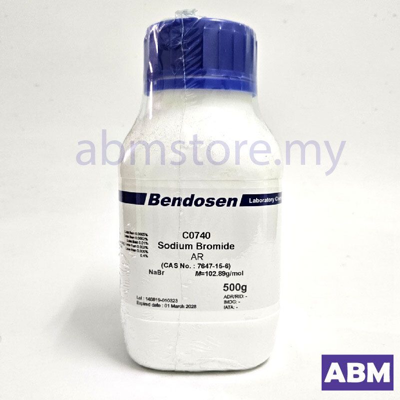 Sodium Bromide AR, Bendosen (500g) CAS No 7647-15-6 | Lazada
