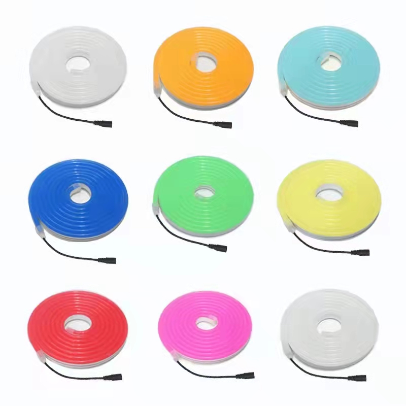 Neon 6MM RGB LED Strip Flexible Neon Input220V Output DC12V Neon ...