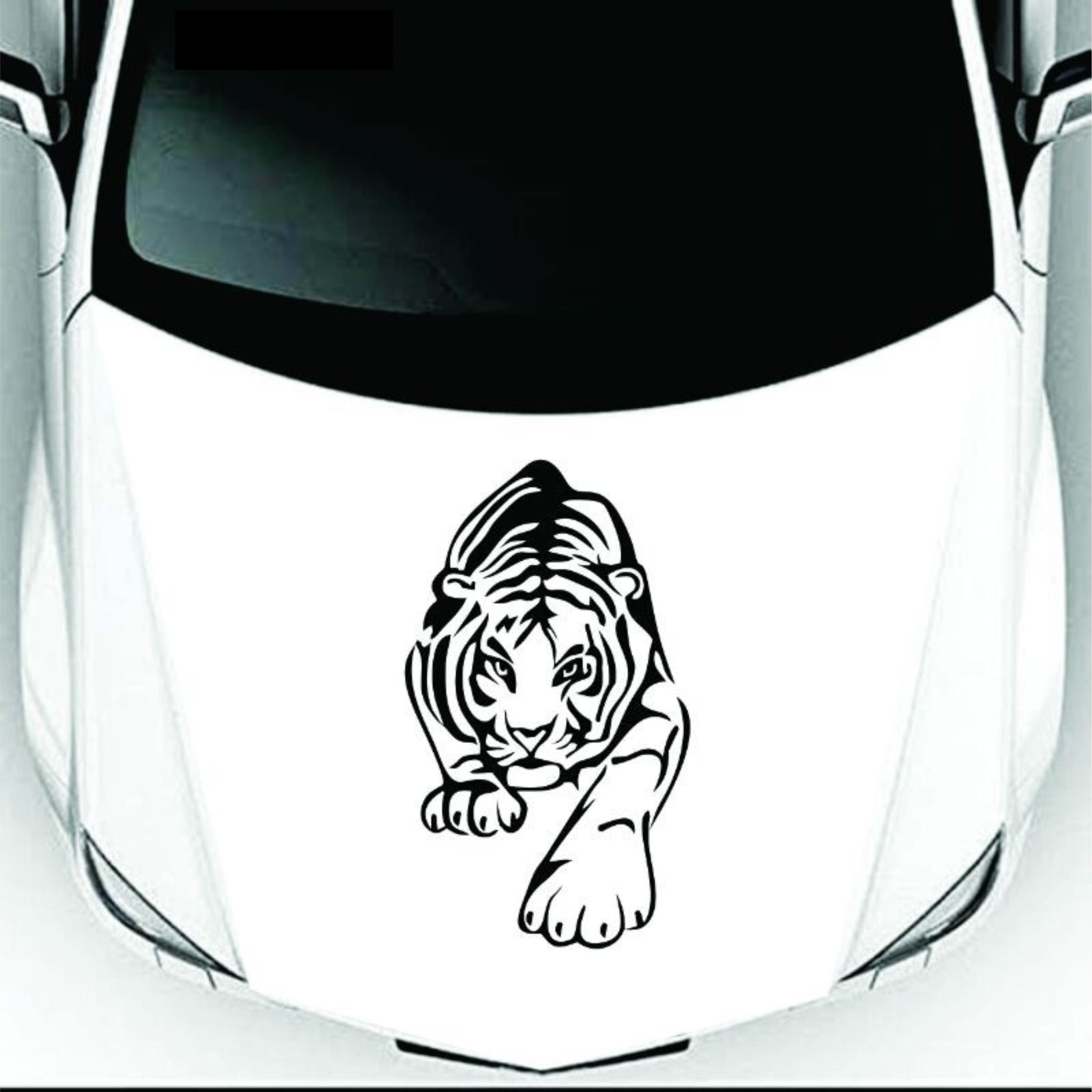 CUTTING STICKER MOBIL MACAN HARIMAU TIGER 60CM STIKER MOBIL KEREN ...