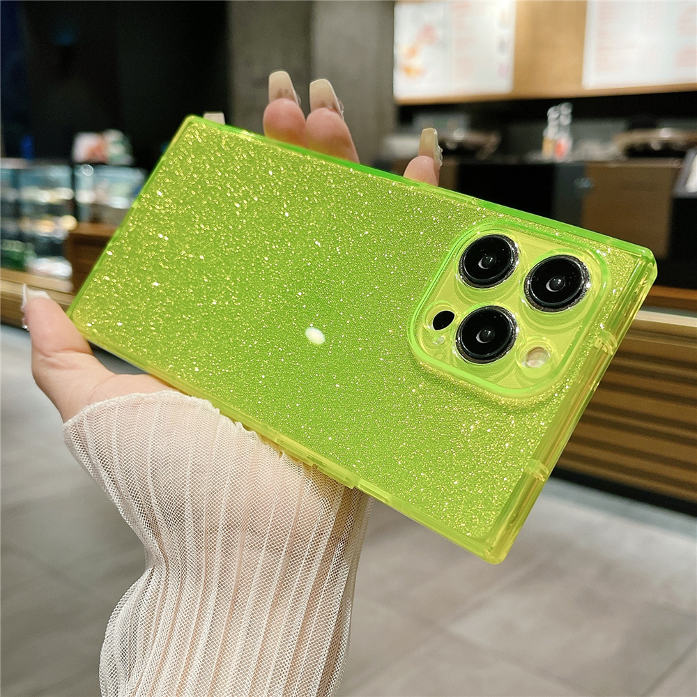 Aweisuan Hot Sale Transparent Square Fluorescent Neon Color Glitter ...