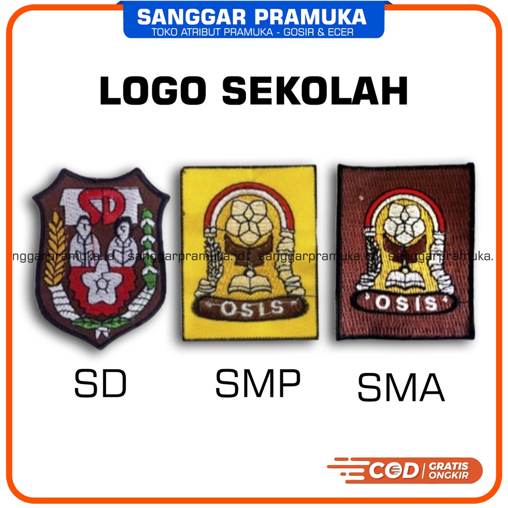Bet Sekolah / Logo Sekolah / Bet SD / Bet SMP / Bet SMA | Lazada Indonesia