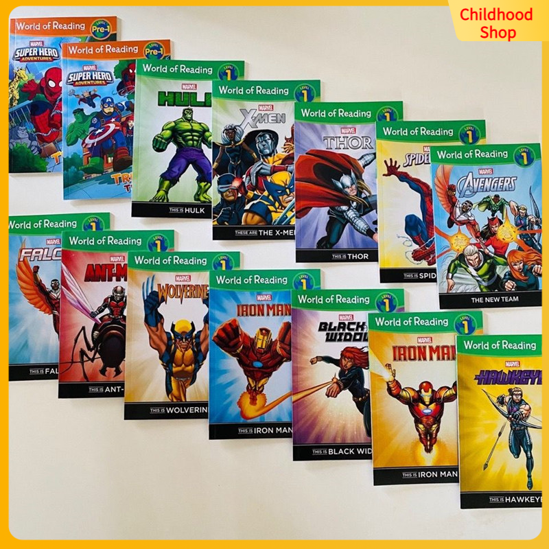 31 Volumes The Avengers spider man iron man English Children's Books ...