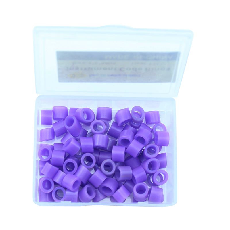 【EleganceEssence】100PCS/box Multi-Color Circle Silicone Dental ...