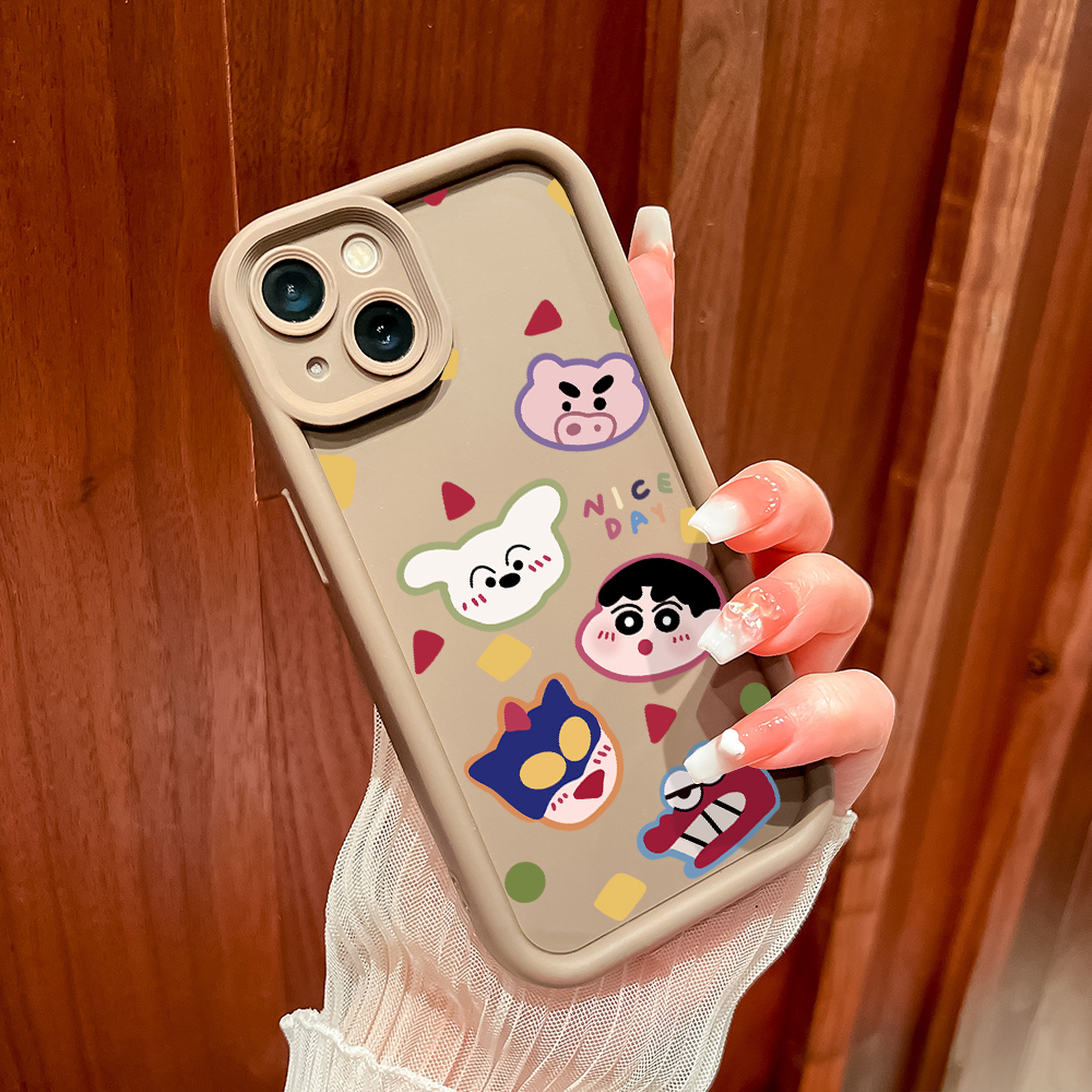 ZCSIBORUI for Realme C67 4G Back Cover Cartoon Crayon Shin-chan Avatar ...