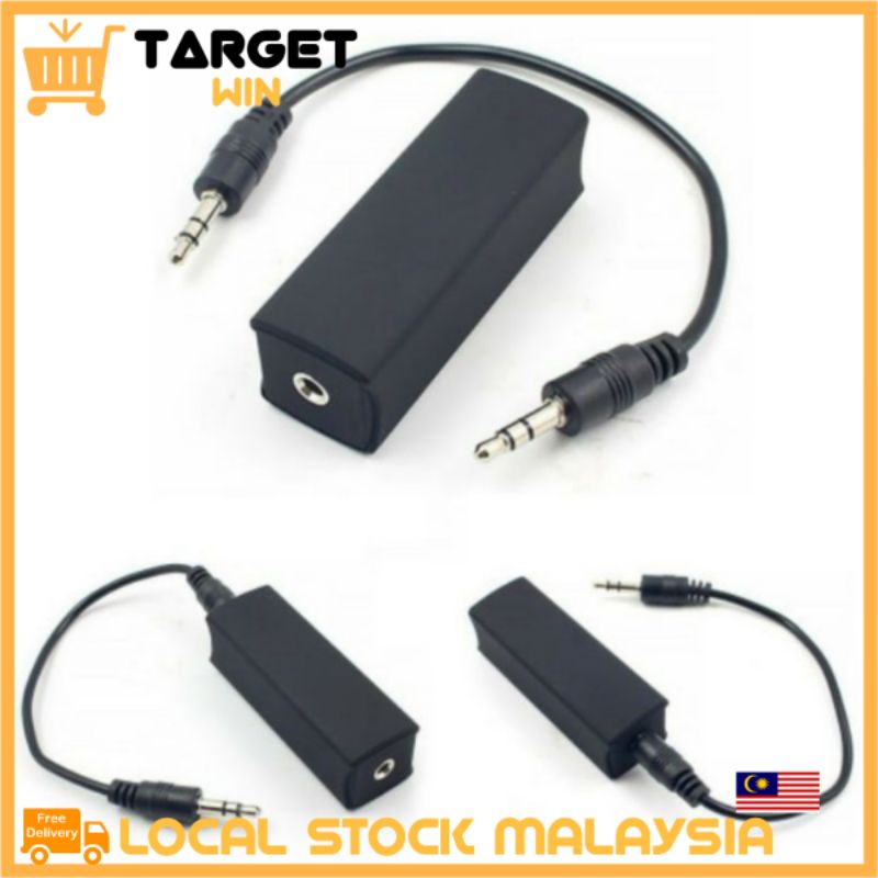 3 5mm Aux Ground Loop Noise Isolator Kereta Audio System Speaker With Audio Cable Eliminate