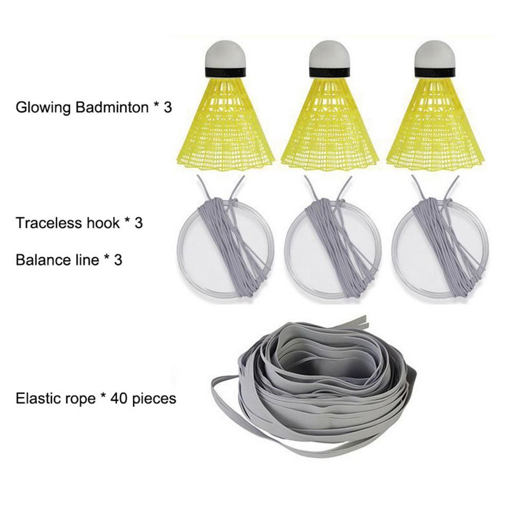 Set Badminton Trainer Accompanying Practice Traininer Badminton Spin ...