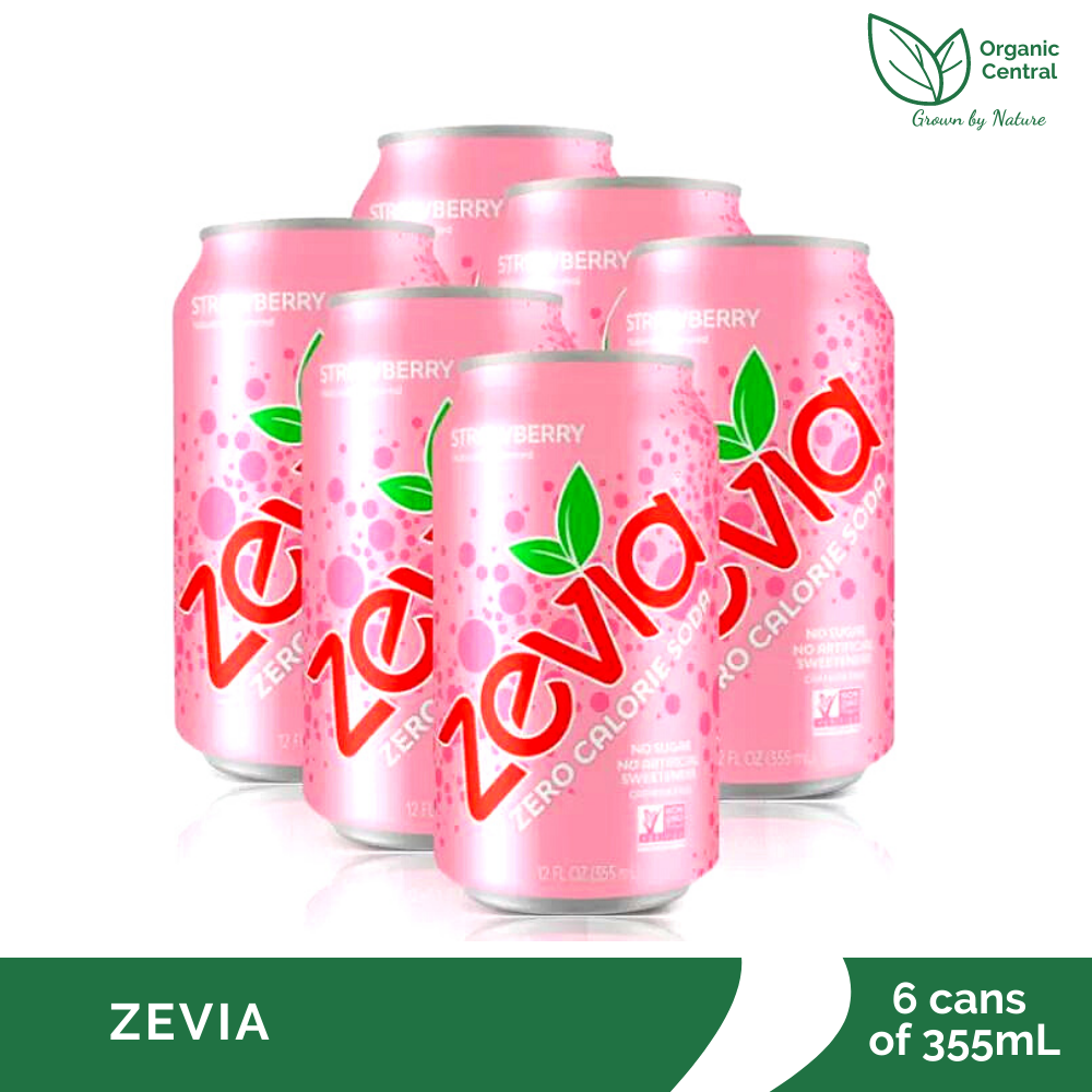 Zevia Strawberry Soda Bundle of Six (6) 355mL | Lazada PH