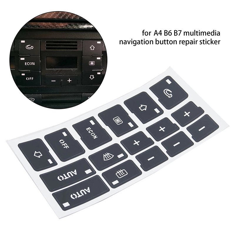Car Air Condition AC Climate Control Button Repair Stickers Decals for ...