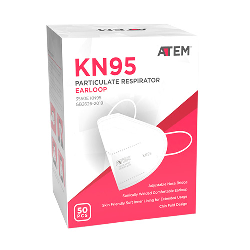 ATEM KN95 PARTICULATE RESPIRATOR EARLOOP FACE MASK | Lazada