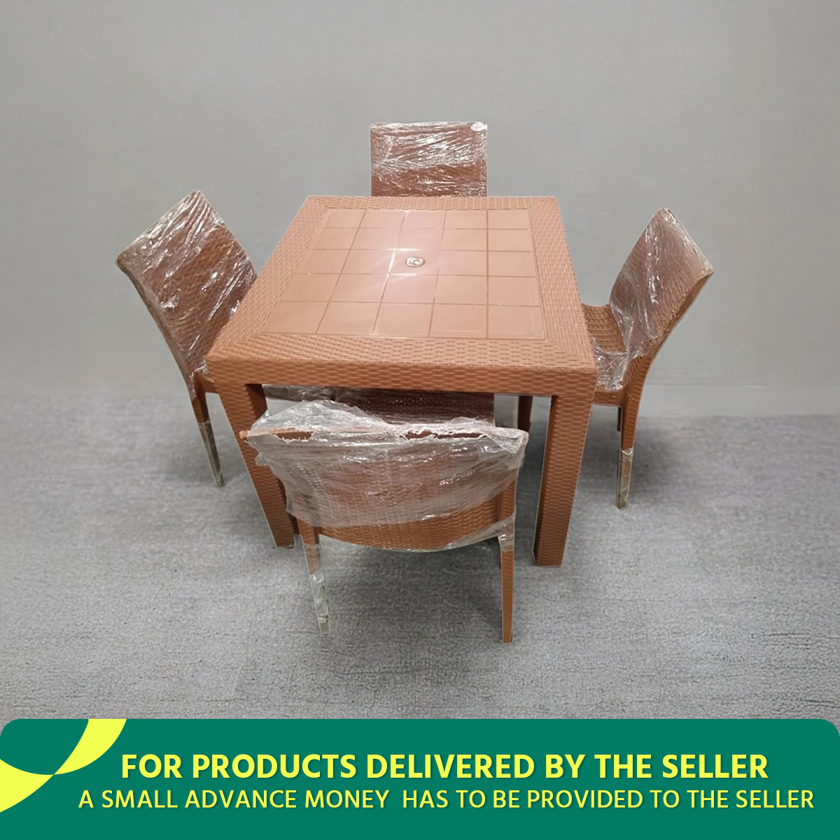 RFL Caino Dinner Table 4 Seat P/L EB With 4 Chair | Daraz.com.bd