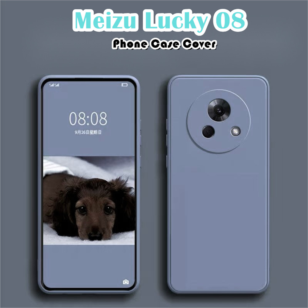 Original For Meizu Lucky 08 Cover Silicone Full Case Classic Simple ...