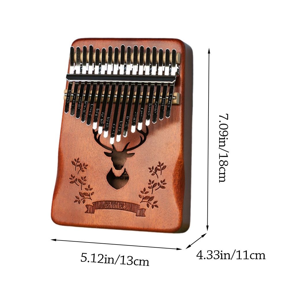 New Professional Tuned Thumb Piano Portable 17 Keys Finger Piano Stress ...