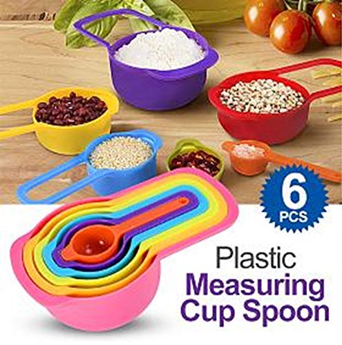 Measuring Cups And Spoon Set - 6 Pcs | Daraz.lk