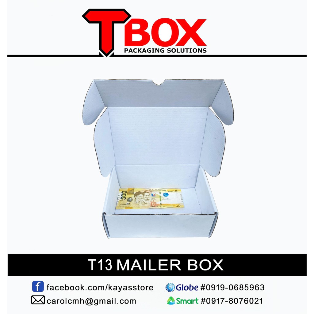 1pc | T13 Brown Corrugated Box Mailer Carton Gift for Mug Carton Box ...