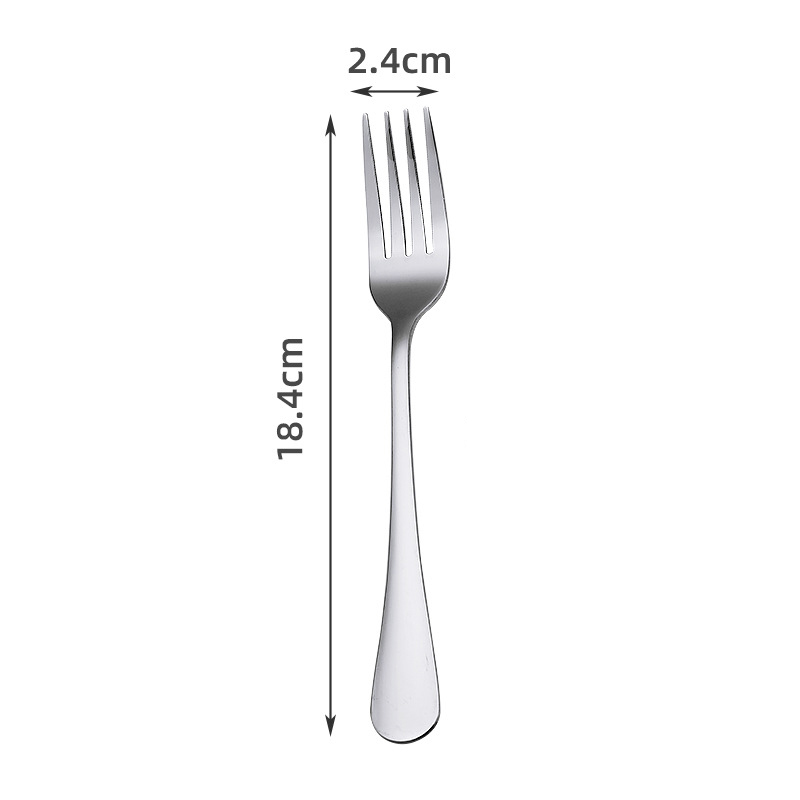 Stainless Steel Spoon Fork Western Steak Knife / Tea Spoon Dessert Fork ...