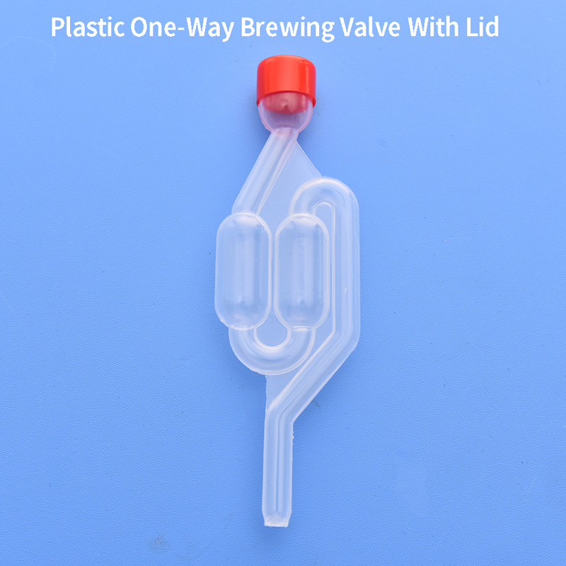 Wine Fermentation Airlock Valve Plastic One-Way Exhaust Seal Beer ...