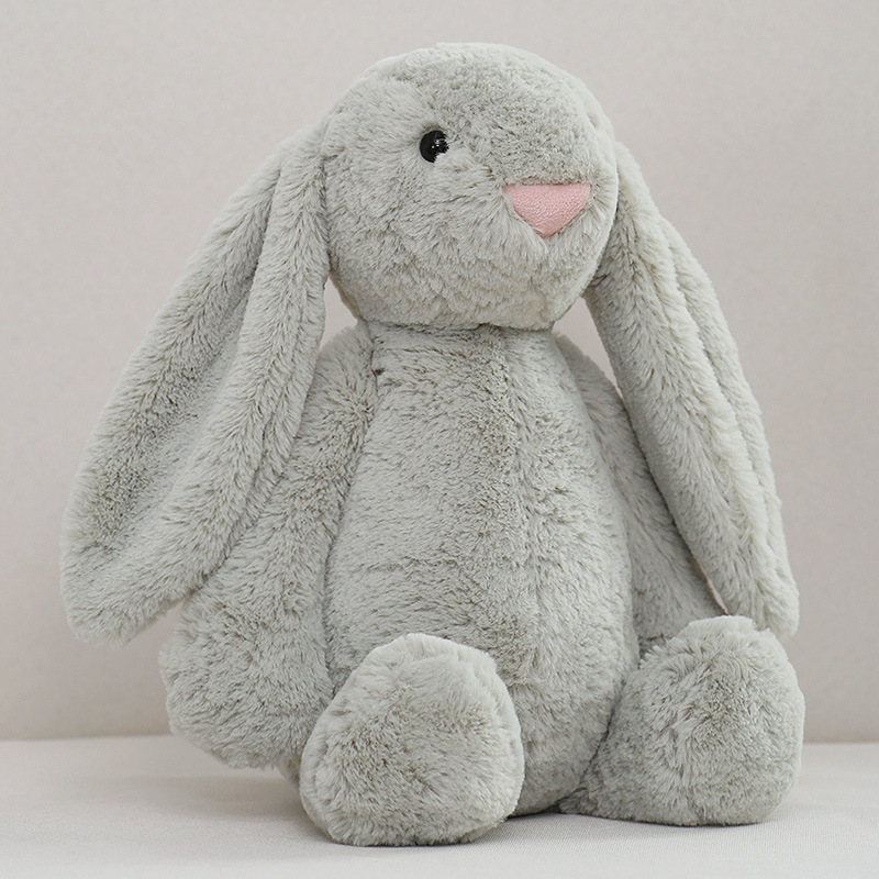 35/45/55cm Cute Long Eared Rabbit Doll Stuffed Toys Bunny Soft Plush ...